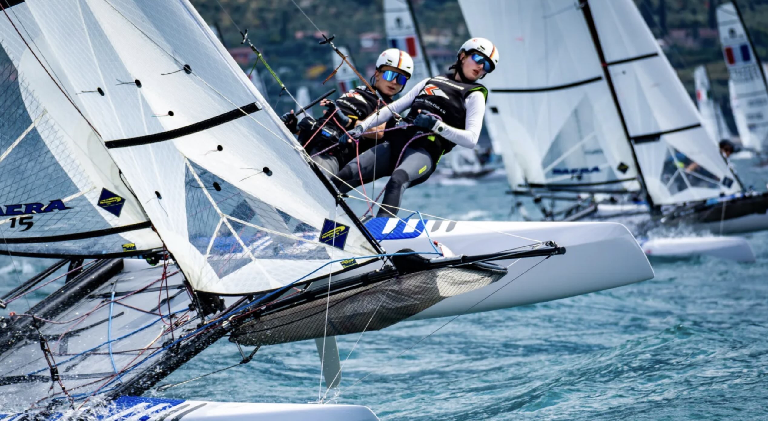 Training der Nacra-15-Klasse - Campione Univela